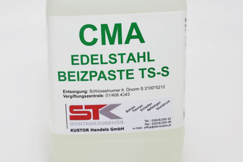Edelstahlbeizpaste - STK Kustor